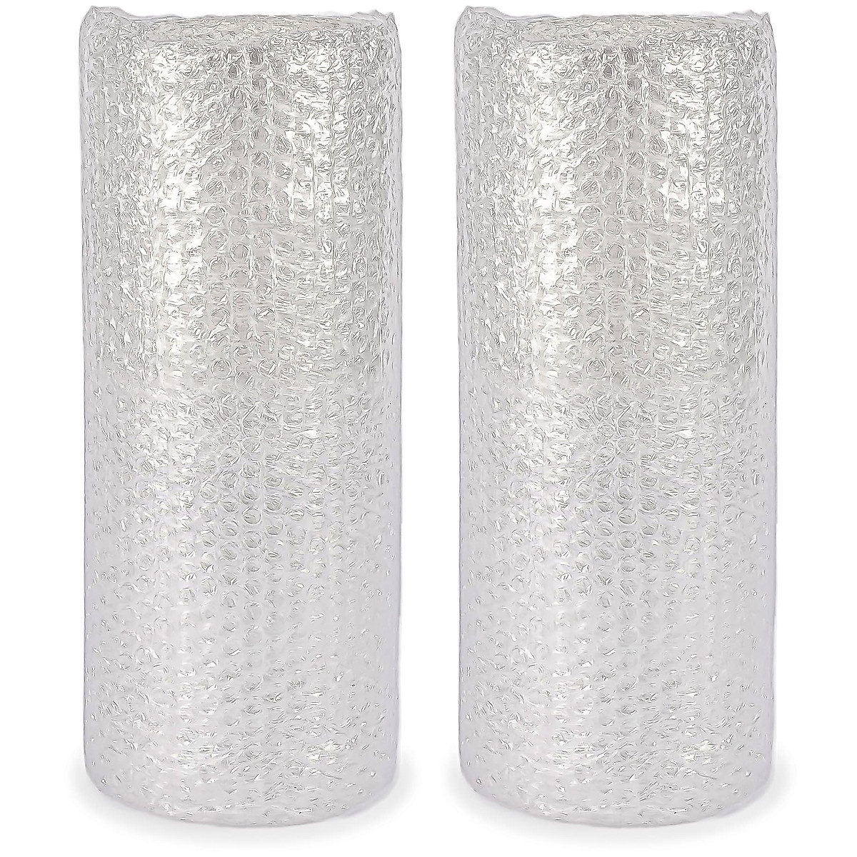 SteadMax 2 Pack Bubble Cushioning Wrap Rolls, 12” x 20’ Total, 3/16” Bubbles, Perforated Every 12”, Packing, Shipping, Moving Supplies (Pack of 2)