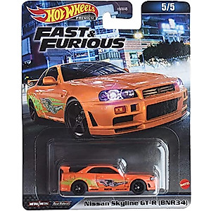 Hot Wheels Nissan Skyline GT R, Fast & Furious 5/5 [Orange]