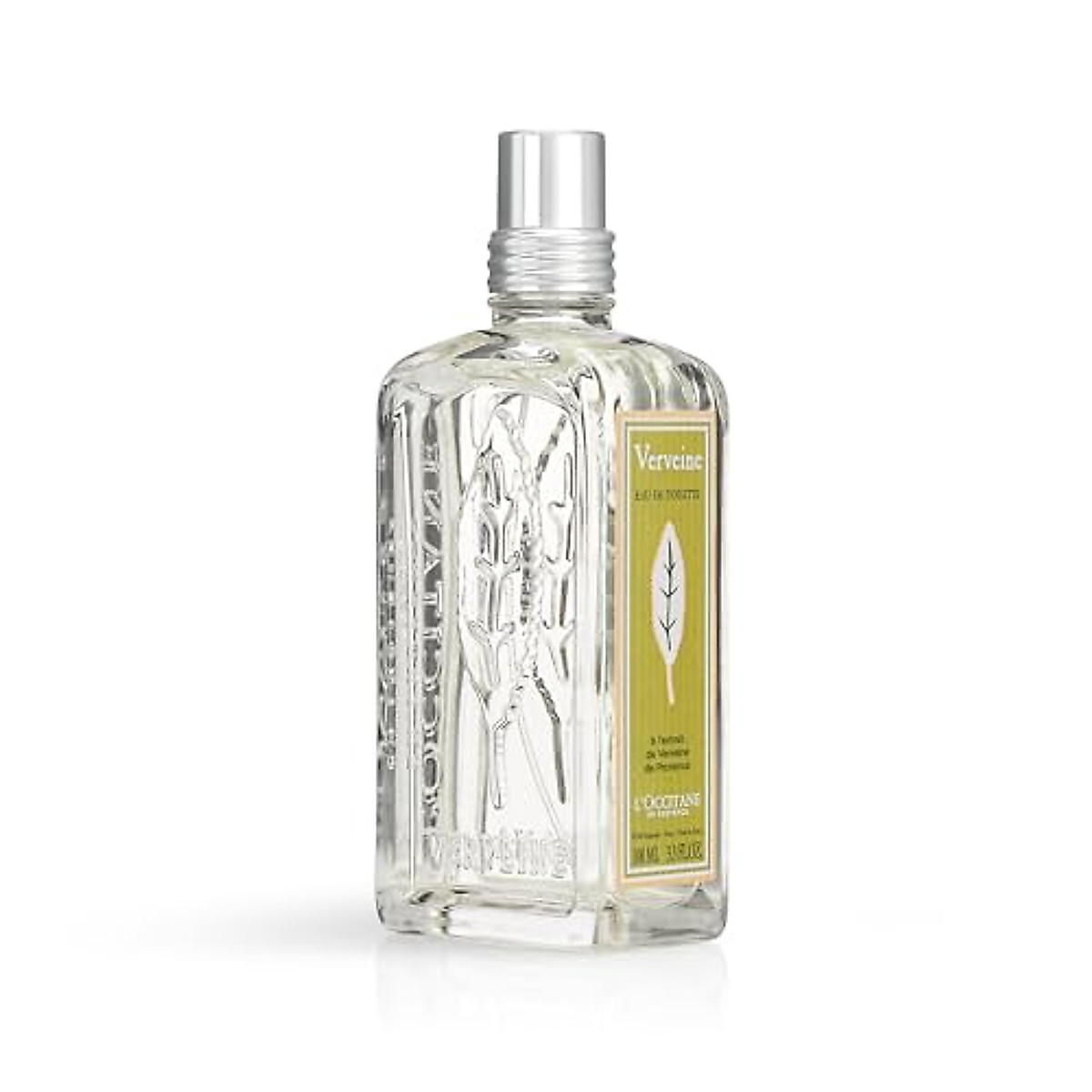 L'Occitane Refreshing Verbena Eau de Toilette Enriched with Organic Verbena, 3.3 Fl Oz