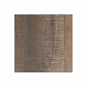 BOWERY HILL Queen Size Panel Bed with Headboard, Footboard, Platform, Wooden Slats in Wood, in Mahogany, No Box Spring Needed, Easy Assembly