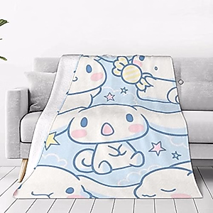 Blanket Soft Cozy Flannel Lightweight and Comfortable Bedroom Living Room Sofa Throw Blankets for Adults Kids,50"x40"