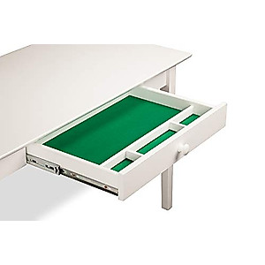 Atlantic Furniture AH12102 Shaker Desk with Drawer, White,H-79282