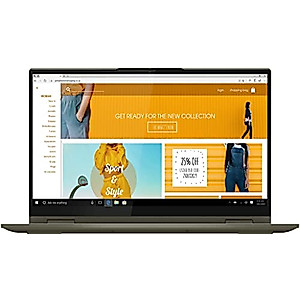 Lenovo 2023 Yoga 7i 15" FHD IPS Touchscreen 300nits 2-in-1 Laptop Intel Evo 4-Core i7-1165G7 Iris Xe Graphics 12GB RAM 2TB NVMe SSD WiFi AX Thunderbolt4 Fingerprint Backlit Windows 10 Pro w/RE USB