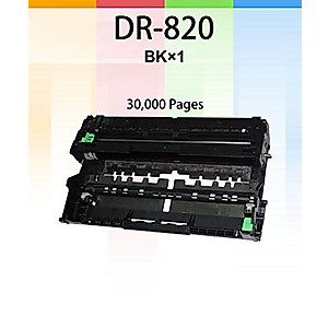 (Drum, Pack of 1) Compatible Replacement for DR820 DR-820 Drum Unit (Used for TN850 TN820 TN880 Toner) for HL-L6200DW MFC-L5900DW MFC-L5800DW MFC-L5700DW HL-L5200DWT Printer, Sold by GTS