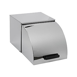 Soro Essentials- Stainless Steel Square Back Roll Top Cover with Handle- Fits 12” x 20" Steam Table Pan Anti-Jamming Steam Pan Cover Restaurant Steam Table Pan Cover for Commercial Kitchen Supplies