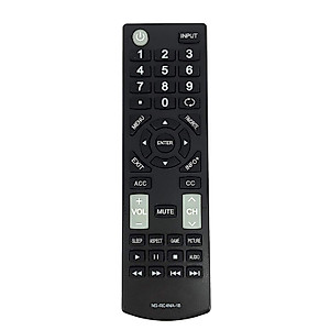 NS-RC4NA-18 Remote Control Compatible with Insignia TV NS-32D311NA17 NS-32D311MX17 NS-40D420NA18 NS-49D420NA18 NS-55D420NA18 NS-39D310NA17 NS-40D420MX18 NS-55D420MX18 NS-50D510NA17 NS-24D310NA19