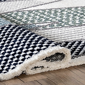 nuLOOM Elsha Rocky Mountains Kids Fringe Area Rug, 4x6, Beige