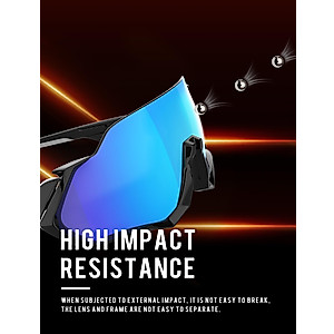 Forobb Polarized Replacement Lenses & Nosepieces for BOSE Tempo Sunglasses - Carbon Black - Polycarbonate Polarized