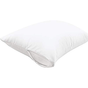 Mainstay Ultra-Soft Cotton Zippered Pillow Protector, King