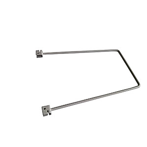 FixtureDisplays® ecorative Double Slot Bookend Bracket Shelf Dividers, Clothes Organizer & Storage, Book Shelf Divider 13888-NPF