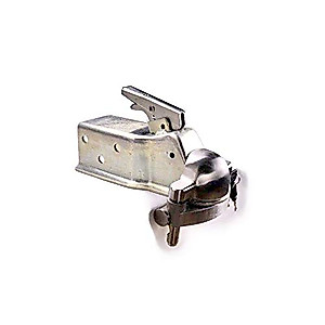 Stainless steel trailer coupler hitch alarmed lock loud alarms 120dB alarm travel camp ground camping horse shows boat marina dump trailers storage RV park locking hitches curt demco atwood stop theft