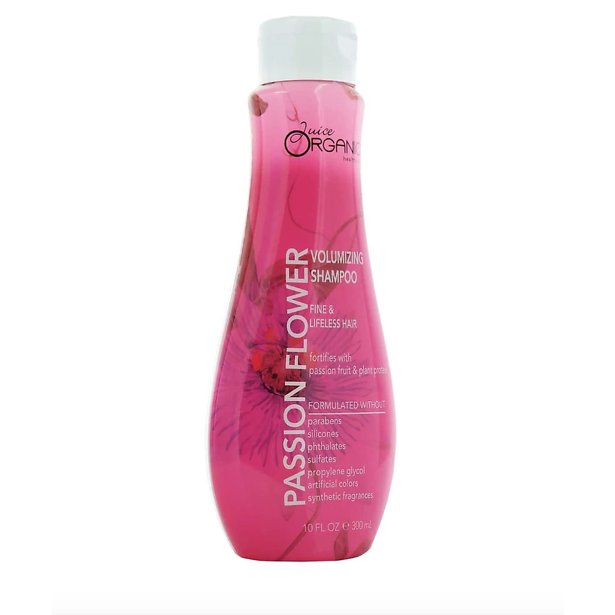Juice Beauty Passion Flower Volumizing Shampoo - 300 mL - Promotes Thicker Hair, Deeply Cleanses + Improves Shine - Vegan, Cruelty Free