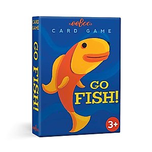 eeBoo: Go Fish Playing Card Game, Cards are Durable and Easy to Use, Instructions Included, Educational and Fun Learning, for Ages 3 and up