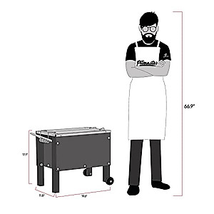 Grillcorp Caja China Small (Grillcorp Caja China, Roasting Box with Front Wheels)