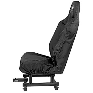 OpenWheeler Racing Seat Cover, Black. Seat Upholstery Protector. Flight and Sim Racing Cockpit Seat Cover.