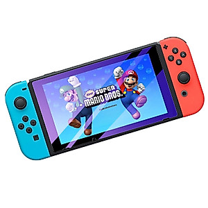 Entwth Anti Blue Light Tempered Glass Screen Protector[2 Pack] for Switch 6.2-inch[Eye Care,Relieve Eye Fatigue] Blocks Excessive Harmful Blue Light & UV 9H Anti Glare Anti-Scratches