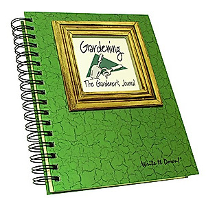 Write it Down Journals Unlimited Gardening Journal - Dk Green, 7.5" x 9" in. (jo/x0)