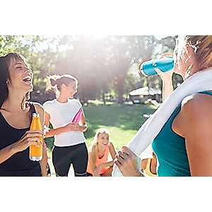 AORIN Vacuum Insulated Stainless Steel Water Bottle - 24 hrs Cooling & 12 hrs Keep Warm. Powder coating Scratch resistance Easy to clean