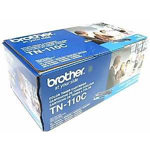 Original Brother TN-110BK, TN-110C, TN-110M, TN-110Y (TN110BK, TN110C, TN110M, TN110Y) 1500~2500 Yield Black, Cyan, Magenta, Yellow Toner Cartridge 4 Pack Set - Retail