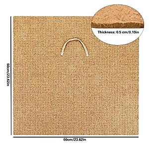 4Pcs Worm Bin Blankets, Bio-Degradable Jute Fibre Worm Compost Bin, Worm Farm, Worm Composter Keep Worm Dark Warm, Used for Garden Farm Compost