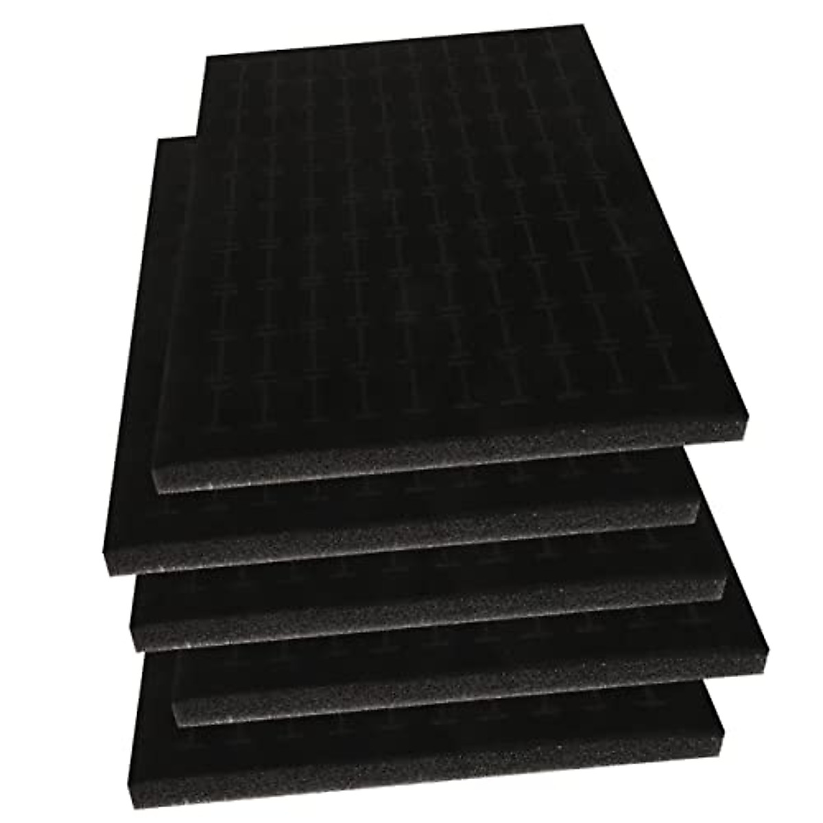 Zerodeko 15 Pcs Jewelry Box Championship Ring Display Case Foam Insert Pads Foam Earring Holder Jewelry Display Pad Jewelry Insert Display Mat Jewelry Tray Sponge Storage Organizer Travel