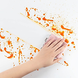 CHANMOL Clear Peel and Stick Wallpaper, Self-Adhesive Wallpaper Wall Protector, Oil Proof Waterproof Contact Paper for Kitchen Cabinets, Whiteboard, Shelf Drawer Liner (15.7" x 118")