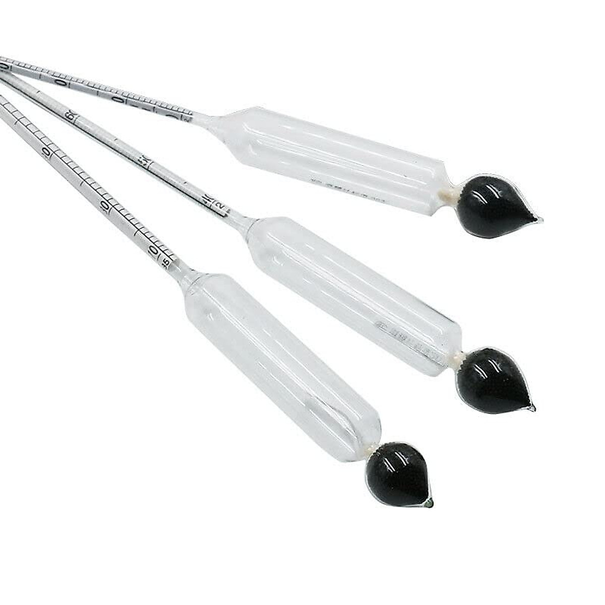 Alcohol Hydrometer Alcoholmeter Kit 0-100% ABV Precision, for Whiskey Moonshine Liquor Testing, Carry Wooden or Plastic Storage Box (Wooden Box)