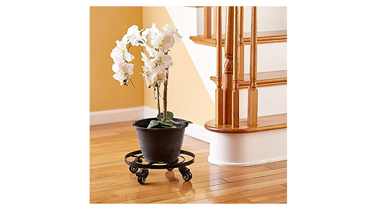 Patio Plant Trivet with Wheels - Heavy Duty Caddy