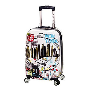 Rockland Departure Hardside Spinner Wheel Luggage, Newyork, Carry-On 20"