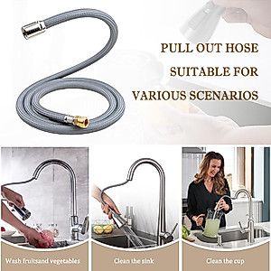 Faucet Hose for American Standard M922367-007220a, Kitchen Faucet Replacement Hose, American Standard Kitchen Faucet Parts, Pull Down Faucet Hose Replacement - 59inch