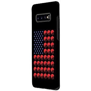 Galaxy S10+ Sport Us Flag Roller Derby Case