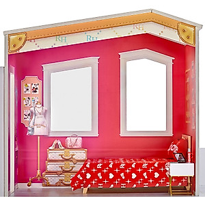 Rainbow High House – 3-Story Wood Doll House (4-Ft Tall & 3-Ft Wide), Fully Furnished Fashion Dollhouse, Working Hot Tub, Shower, Elevator, 50+ Accessories, Gift Toy for Kids Ages 6 7 8+ to 12 Years