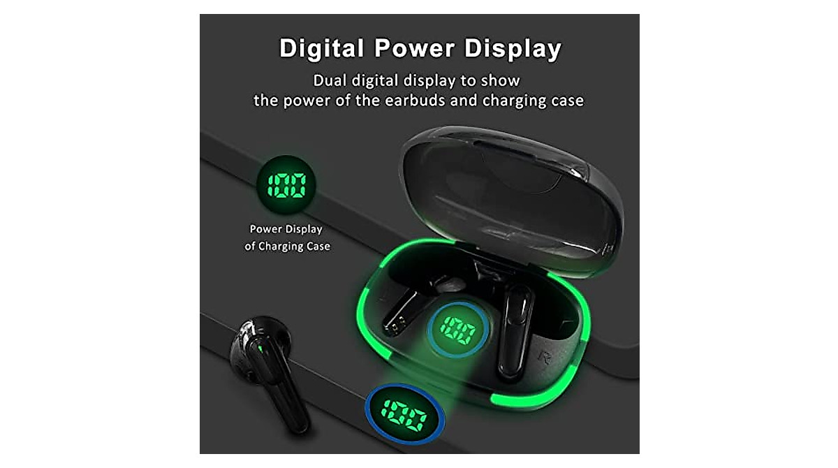 Pro 80 TWS Wireless Earbuds Bluetooth 5.3 with Noise Cancellation