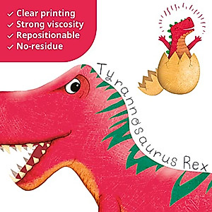 DECOWALL DS9-2115 Large Dinosaur Wall Decals Dino Stickers for Kids Boys Baby Nursery Bedroom Living Room Classroom Playroom Home Decor Art Decoration