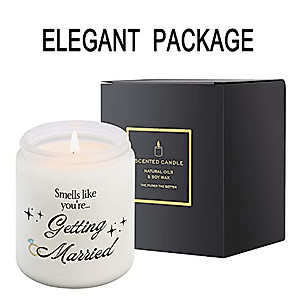 Engagement Gift, Engagement Gifts for Women - Bride to be, Bride Gifts, Bridal Shower Gift, Bachelorette Gifts for Bride - Engagement Party Gifts, Newly Engaged Gifts, Marriage Gifts, Lavender Candles