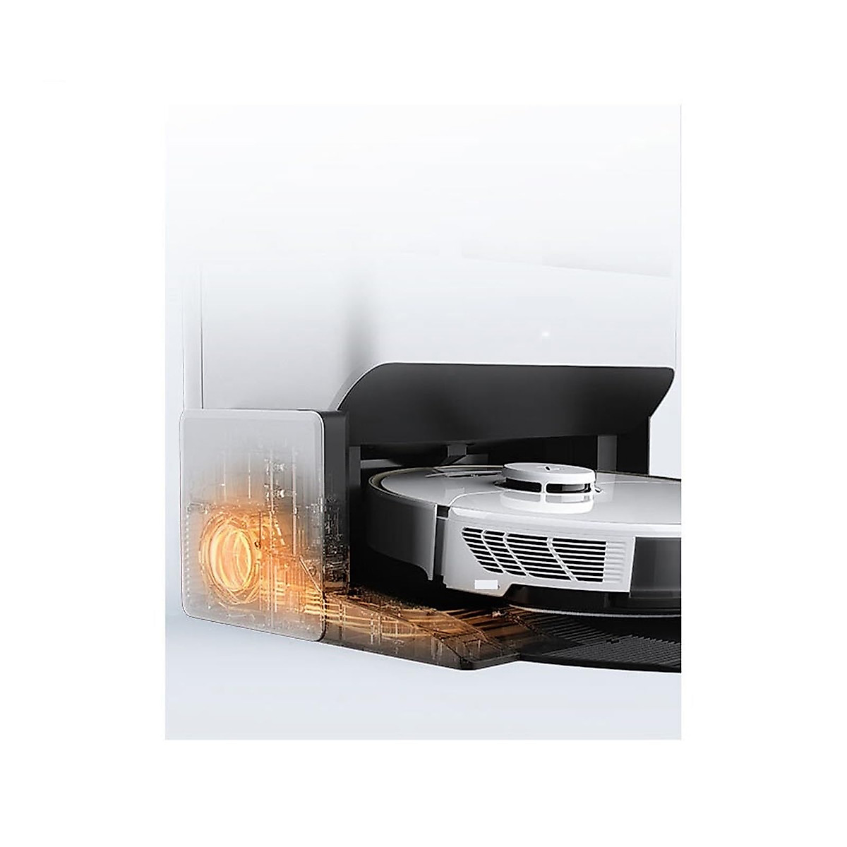 BebeXi Empty Wash Fill Dock Smart Dryer Module Cleaner Accessory Part Mop Drying .Compatible for Roborock. S7 MaxV Ultra App Control (Color : Dry Kit-US Adapter)