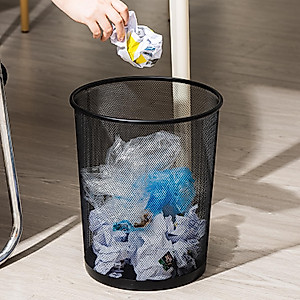 Amazon Basics Mesh Waste Basket, 2-Pack