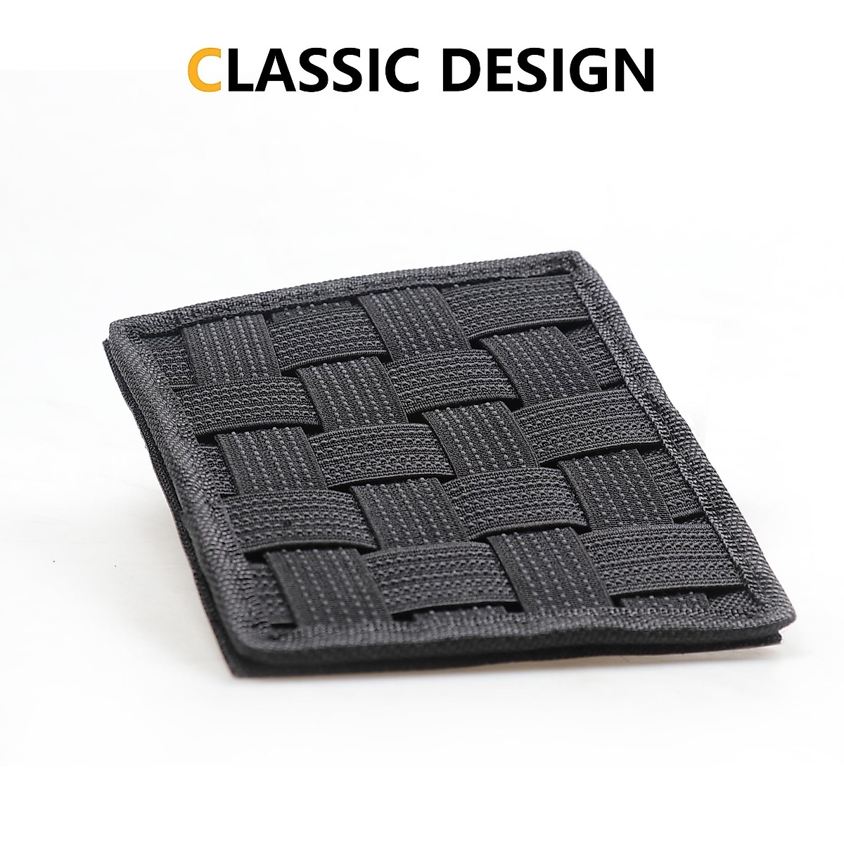 RERPRO Center Console Organizer Storage Compatible with 2021 2022 2023 2024 2025 Ford Bronco 2/4 Door Interior Accessories Armrest Tactical Webbing Molle Panel, 1 Pack Black