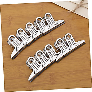 10 pcs Chip Bag Clips Airtight Food Storage Notes Organization Bag Clips Home Office School