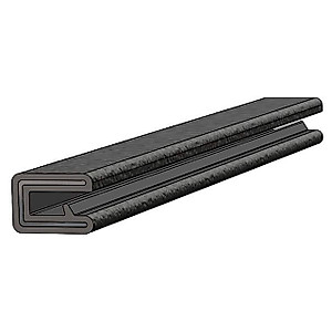 TACO Metals Marine V30-1312B25-1 Flex Trim - 5/8" x 25' with 3/8" Opening, Black, Standard