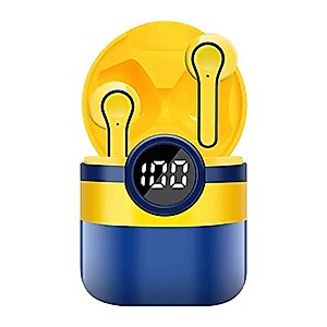 UrbanX Q350 Wireless Earbuds in Ear Bluetooth Headphones for Amazon Kindle Fire Hd with Microphone & Digital Display Ipx7 Waterproof Deep Bass Bluetooth Earbuds for Kids