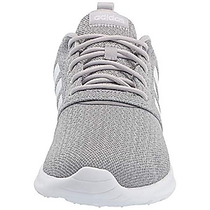 adidas Women's QT Racer 2.0 Running Shoe, Grey/White/Grey, 7.5