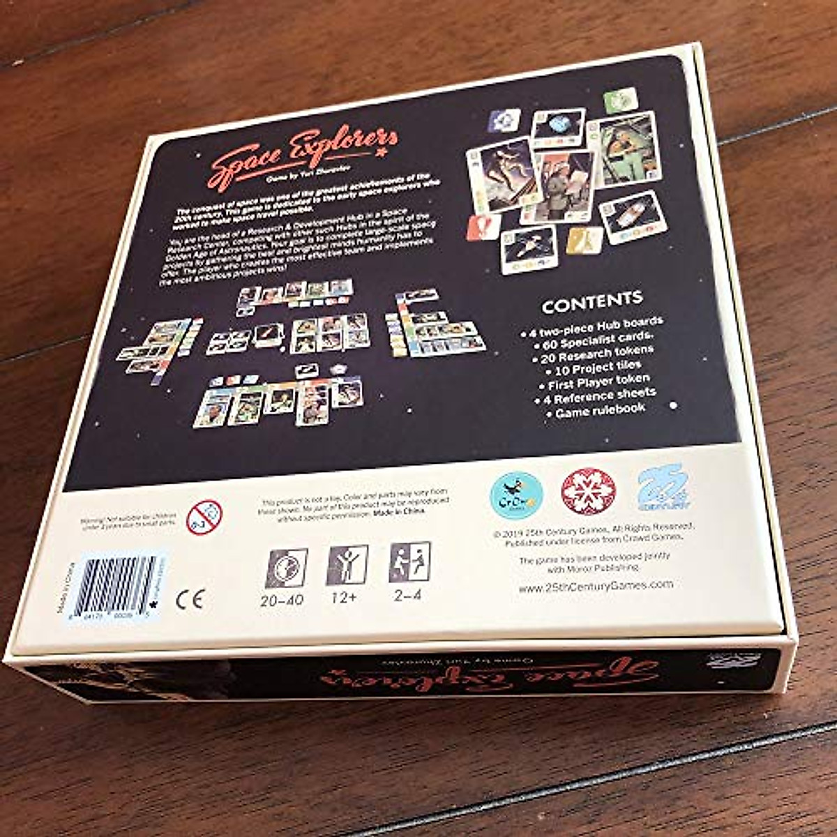 25th Century Games Space Explorers, Strategy Board Game, Space Race