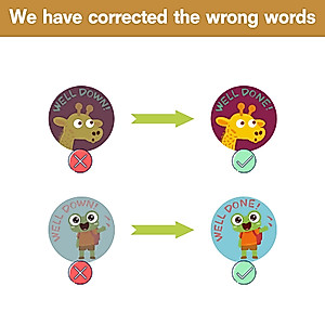 1000 PCS Incentive Stickers for Kids,1 Inch Animal Reward Stickers in 16 Designs.Teacher Supplies for Classroom,Potty Training Stickers,Encouraging Stickers,Motivational Stickers