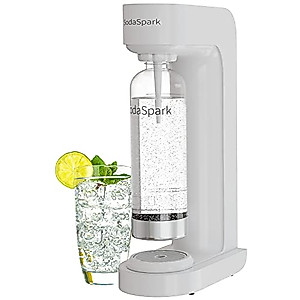 Soda Maker with BPA Free Bottle - CO2 Powered One Touch Fizz Control - Fresh Sparkling Water Maker - Homemade Sparkle Seltzer Soda Streaming Machine, Carbonated Water Machine [C02 NOT INCLUDED]