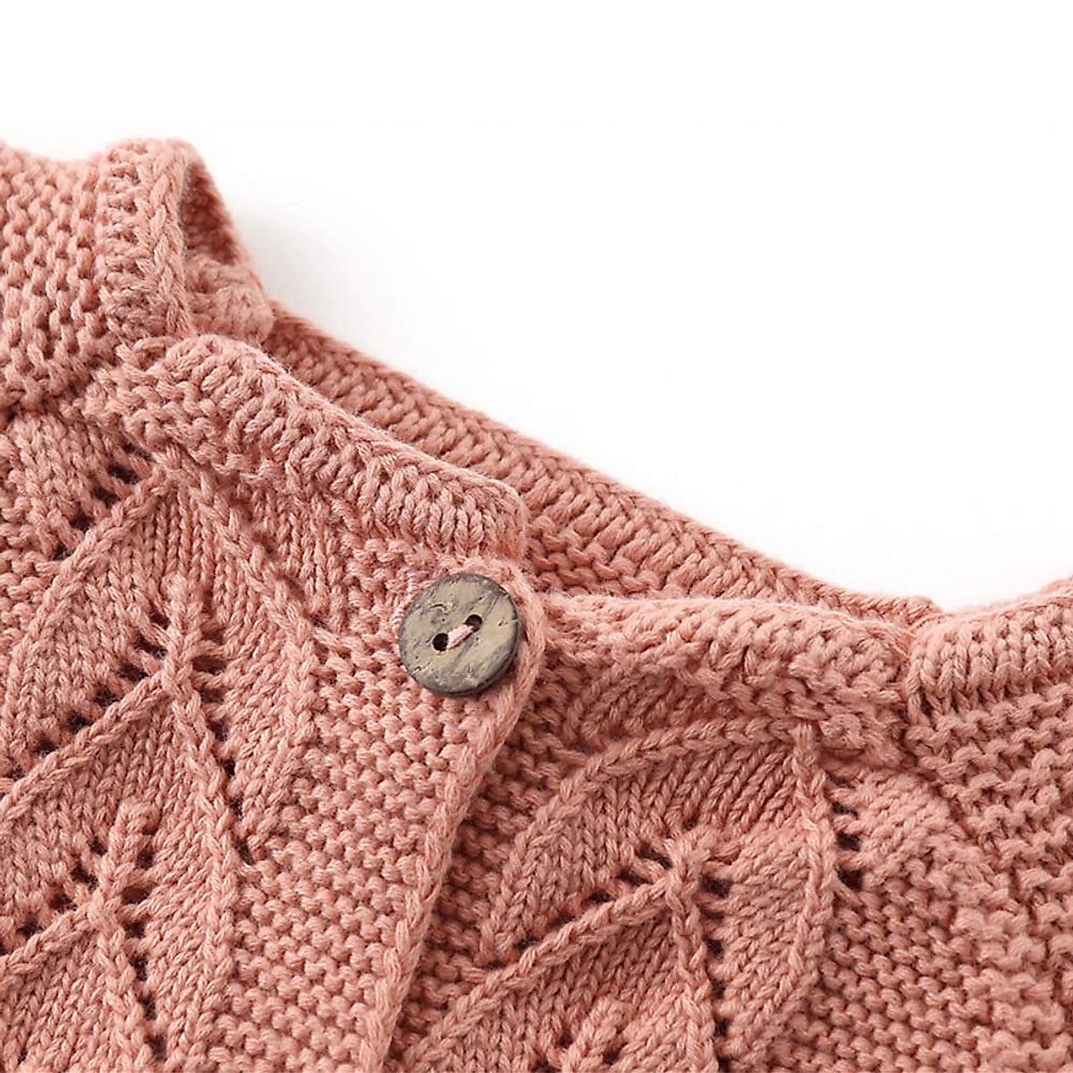 Simplee kids Baby Girl Cardigan Sweater Pink Fall Thin Clothes Toddler Cardigan Girl Long Sleeve Winter Sweater Sun Protection Shirt Coat for 6-12 Months Baby Girl