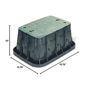 Rain Bird VB Series Super Jumbo Valve Box with Green Lid | VBSPRH