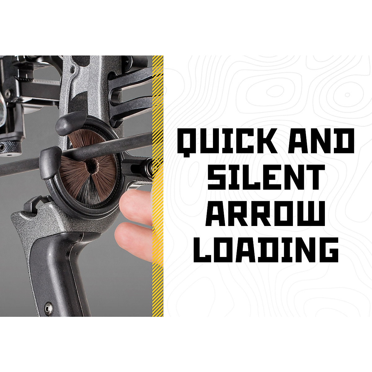 Trophy Ridge Quick Shot Whisker Biscuit Archery Arrow Rest, Right Hand, Large