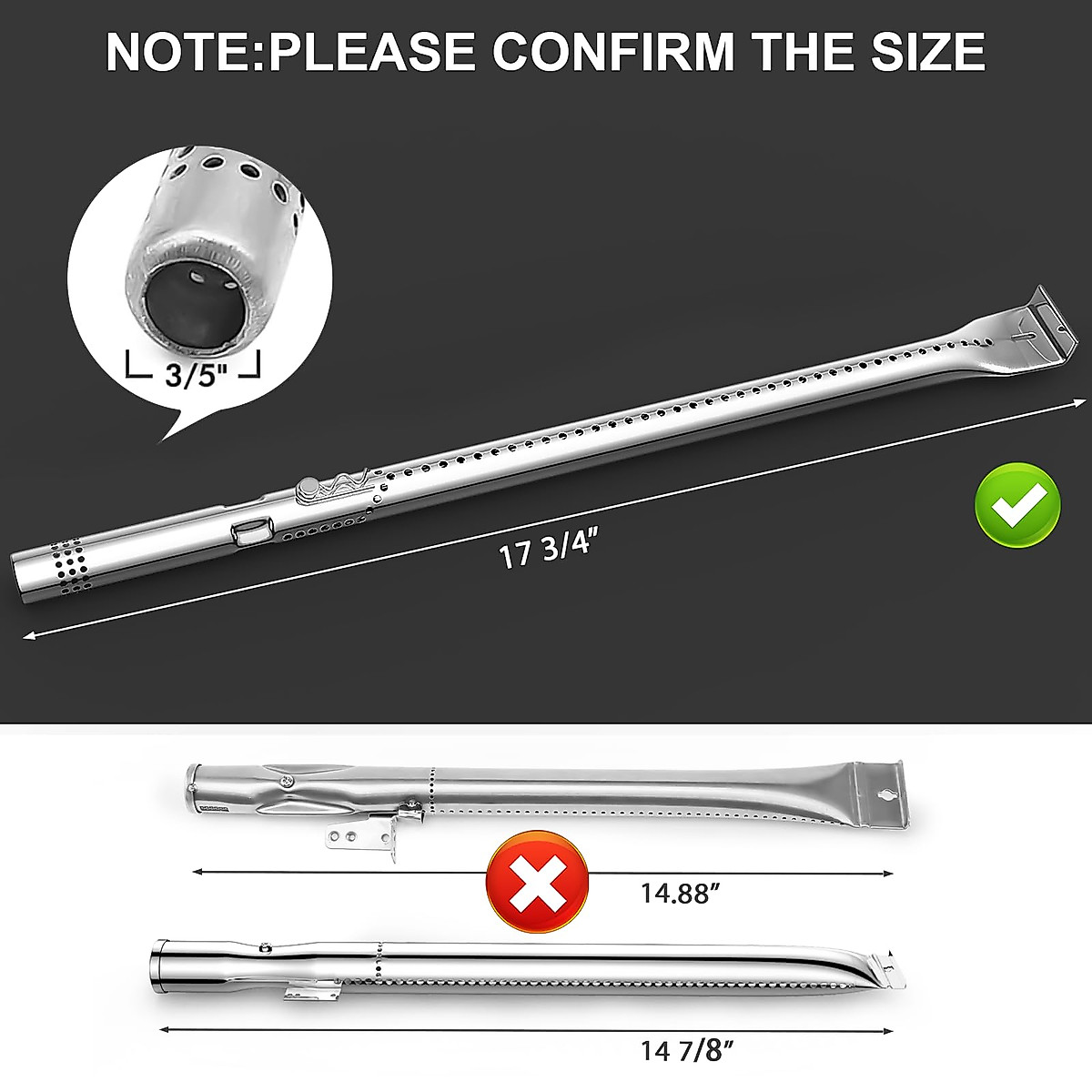 Grill Replacement Parts for Charbroil Performance 4 Burner 463342119, 463342118, 463332718, 463347017, 463376519, Char-Broil 463342119 Replacement Parts, Char Broil 463332718 Grill Replacement Parts