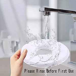 ASDASD Pet Water Fountain Replacement Filter,Cat and Dog Activated Carbon Round Fountain Filter Keep Water Fresh Removes Odors (12 Packs)